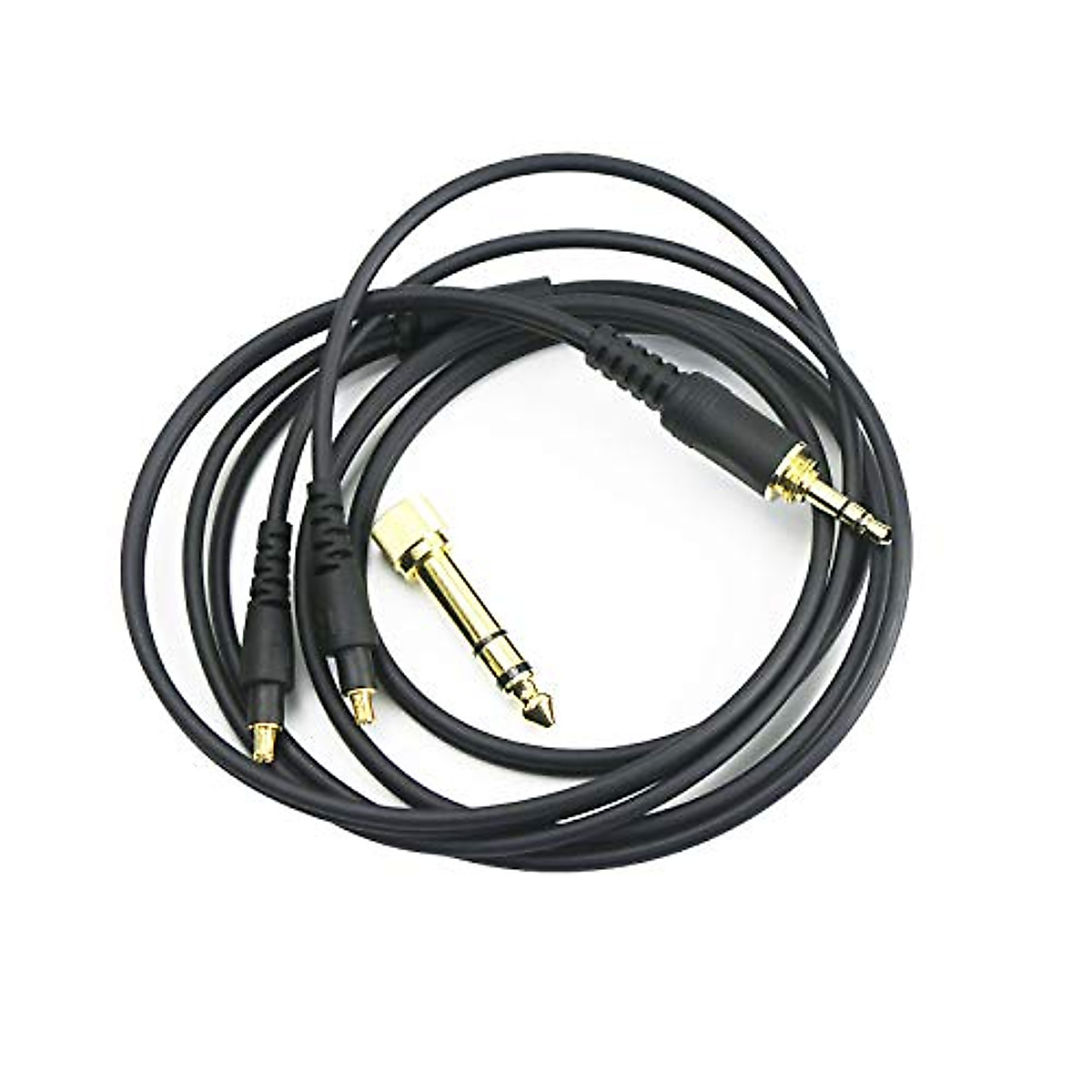 NewFantasia Replacement Audio Upgrade Cable Compatible with Audio-Technica ATH-MSR7b, ATH-SR9, ATH-ESW990H, ATH-ES770H, ATH-ADX5000, ATH-AP2000Ti Headphones 1.5meters/4.9feet
