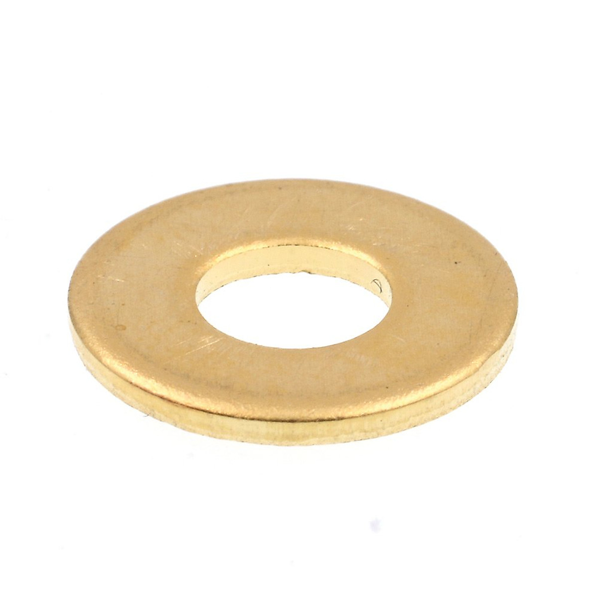 Prime-Line 9079626 Flat Washers, SAE, #8 X 3/8 In. OD, Solid Brass (50 Pack)