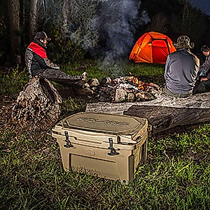 Polaris Northstar 60 Quart Cooler, Portable Ice Chest, Durable, Lockable, Keeps Ice Cold Longer, Easy to Carry, Tie-Down Cooler for Off-Road, Camping, Hunting, Fishing, Picnics, Beverages - 2883425