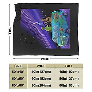 Bheovkv Smoking Trip Best Cozy-Soft Travel Blanket Throw Blanket Ultra Soft Microplush Flannel Fleece Blanket for Sofa Couch 50"X40"