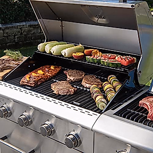 Hongso 17 inch Cast Iron Grill Grates Replacement for Nexgrill 720-0896 ...