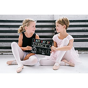 Pearhead Photosharing Chalkboard Signs, Perfect to Commemorate the First and Last Day of School, 2 Chalkboard Signs for School Celebrations and Milestones, 2 Count (Pack of 1) Packaging may vary