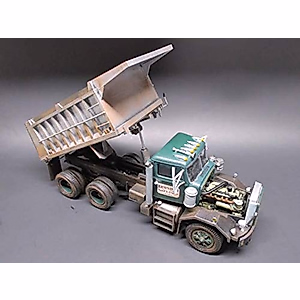 AMT Autocar Dump Truck - 1/25 Scale Model Truck Kit - Buildable Vintage Vehicle for Kids and Adults