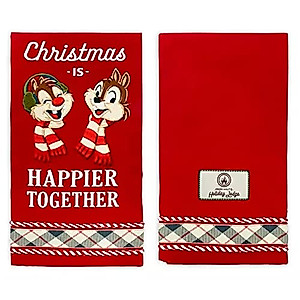 ThemeParks Disney Parks - Christmas is Happier Together - Chip and Dale - Kitchen Towel