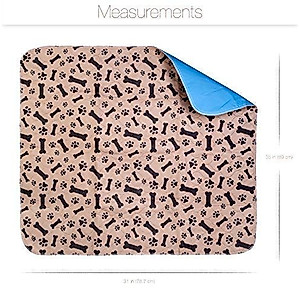 Super Absorbent Washable Pee Pads for Dogs Large 35 x 31 (2-Pack) Puppy Pads pet Training Pads Reusable Pee Pads for Dogs 100% Waterproof Dog Puppy Pee Pads Extra Large Wee Wee Pads for Dogs pet Peed