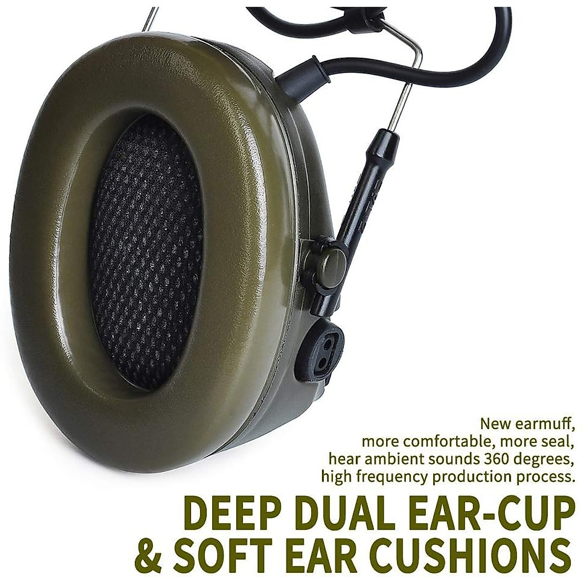 【Z-TAC Official Store】 ZTactical zCOMTA II TacticalHeadset G:1 Non-Mil Z041-FG NoiseCanceling Sound Collection Soundproof with Mic