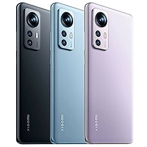 Xiaomi 12 5G + 4G LTE 256GB + 8GB Snapdragon® 8 Gen 1 Global Unlocked 50MP Pro Grade Camera (Not for Verizon Boost At&T Cricket Straight) + (w/Fast Car Charger Bundle) (Blue)
