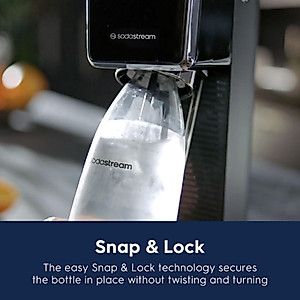 SodaStream Art Sparkling Water Maker Bundle (Black), with CO2, DWS Bottles, and Bubly Drops Flavors