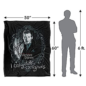 Vampire Diaries Originals Officially Licensed Silky Touch Super Soft Throw Blanket 50" x 60"