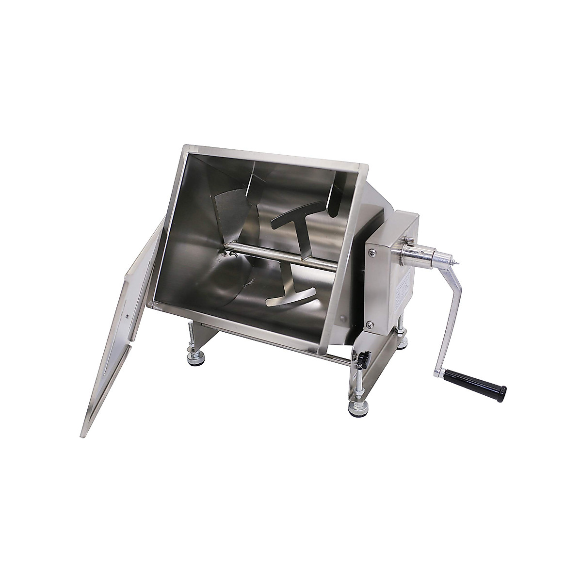 Hakka 45lb/22.5L Manual Meat Mixer, Stainless Steel 30L Tilt Tank Meat Mixer for Sausage (Mixing Max.45lb/22.5L for Meat)