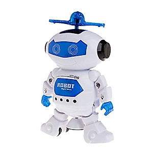 Fmingdou Electronic Walking Dancing Robot Toys with Music Lightening for Kids