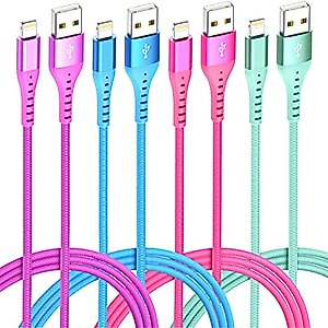 Apple Watch Charger,Multi Charging Cable 10FT Travel Essentials Nylon Braided Lightning Type C Usb Cord iWatch Wireless Charger 3 in 1 Charging Wire Universal for Apple iPhone Android Phone and iWatch