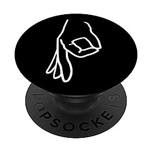 Funny Finger Circle Game PopSockets PopGrip: Swappable Grip for Phones & Tablets