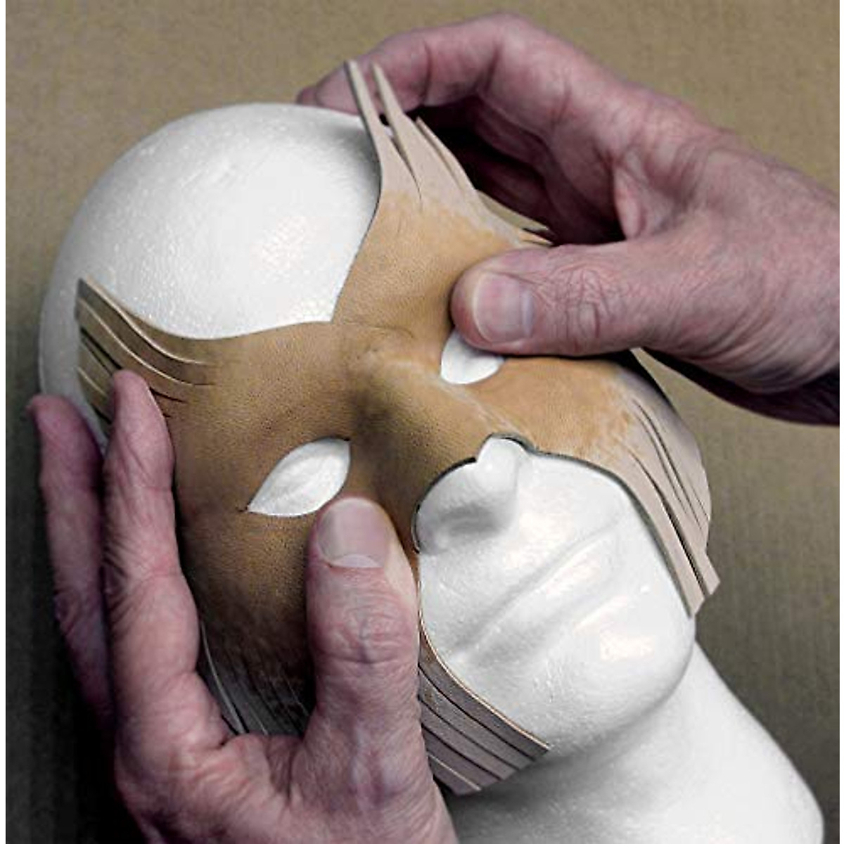 Realeather Veg-Tan Double Shoulder Leather, Natural