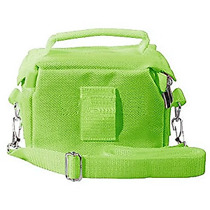 Orzly® - GAME & CONSOLE TRAVEL BAG for Sony PSP Consoles (GO/VITA/1000/2000/3000) Has Special Compartments for Games & Accessories. Bag includes Shoulder Strap + Carry Handle + Belt Loop - BLUE