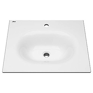 American Standard 1297001.020 Studio S 24-inch Vanity Top Sink – Center Hole, White