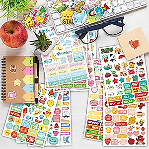 28 Sheets Planner Stickers and Accessories - 1200+ Calendar Stickers for Adults Planner - Seasonal, Weekly & Monthly Planner Holiday Stickers for Daily Journal, Planner, Scrapbook
