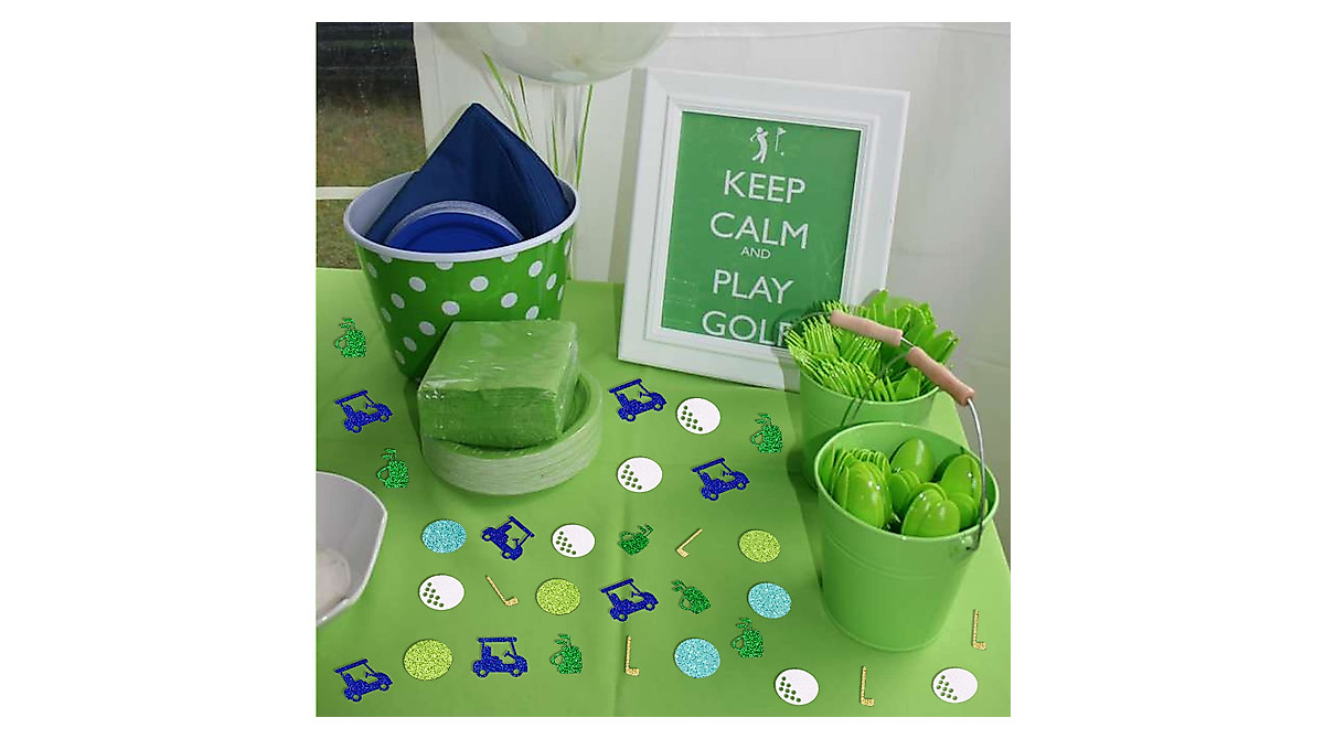 Golf Confetti 200Pcs for Birthday, Retirement & Baby Shower