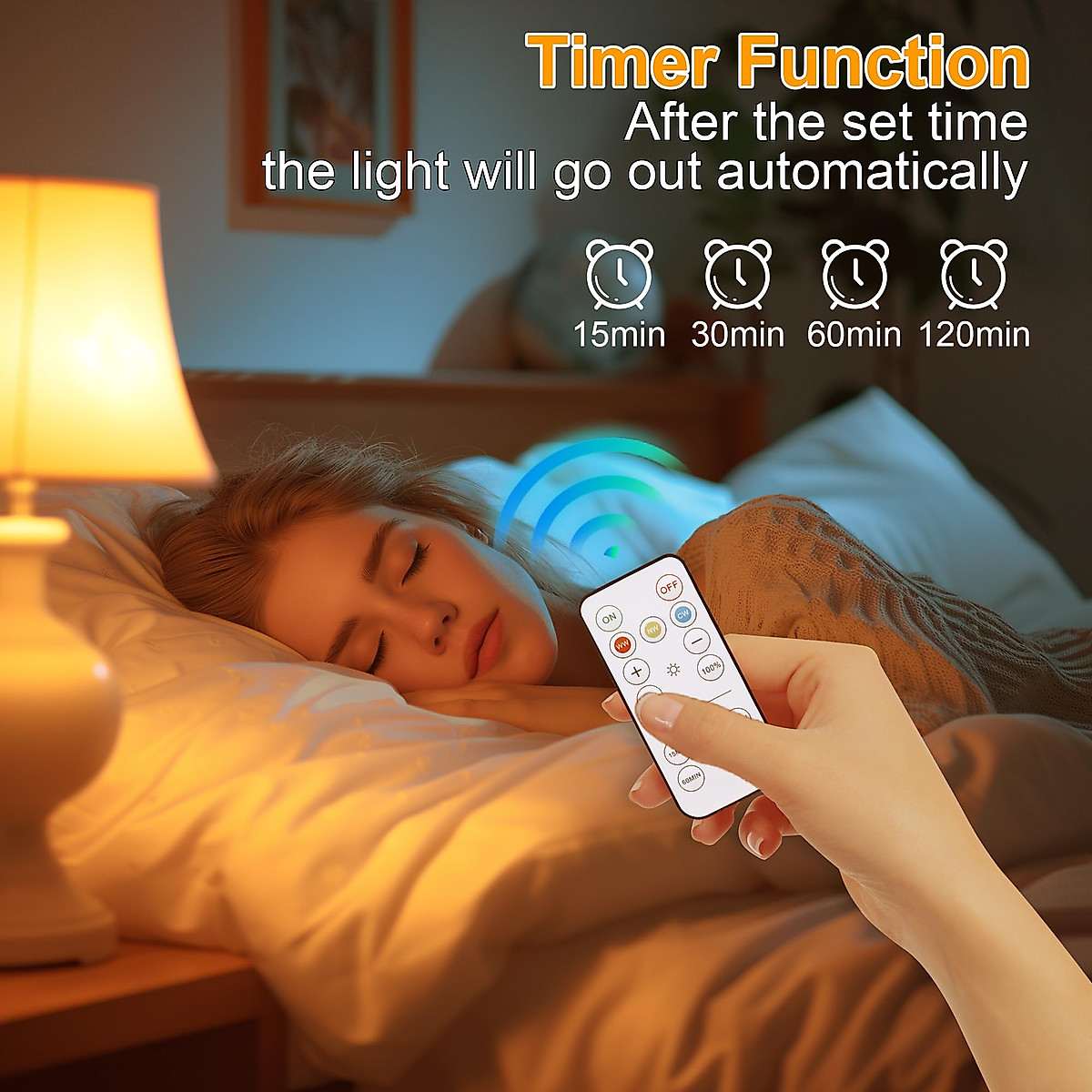 Rechargeable Battery Operated Light Bulbs, 300LM E26 Screw in (Magnetic Detachable) Light Bulb for Lamps with Remote Control Dimmable＆Timer, Wireless Puck Emergency Lamp for Non-Hardwired Wall Sconce