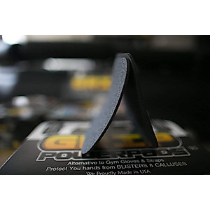 Grip Power Pads Original Lifting Grips The Alternative to Gym Workout Gloves Comfortable & Light Weight Grip Pad for Men & Women That Want to Eliminate Sweaty Hands (Single Pair)