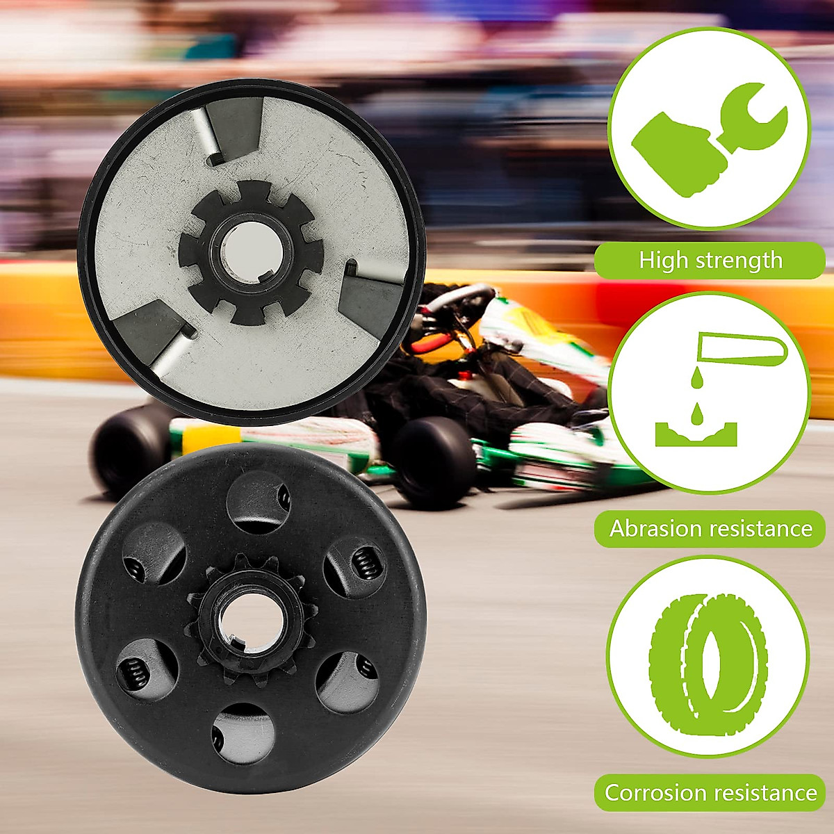 Go Kart Clutch for 2-6.5HP Engine 3/4" Bore 12T #35 Chain Centrifugal Clutch Fit For Predator 212cc,Honda GC160 GC190 GX120,Go Kart, Minibike, Fun Kart