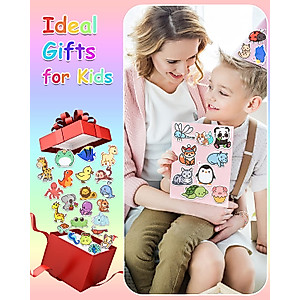 200Pcs Cute Animal Stickers for Kids, Water Bottle Stickers Waterproof Vinyl Stickers, Cute Kawaii Stickers for Teens Girls Boys, Laptop Sticker Pack for Skateboard Snowboard