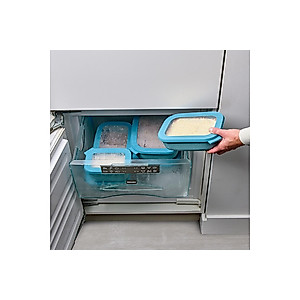 Mepal Cirqula Multi Bowl Rectangular 3000 ml Nordic Denim-Food Storage Box-Stackable-Dishwasher Safe