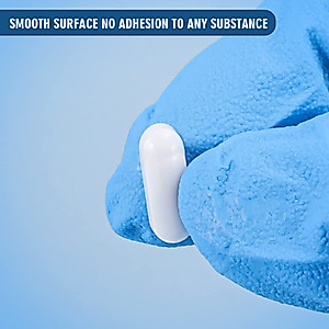 4 Pcs Magnetic Stirrer Mixer Stir Bar Spinner Bars 10mm(0.4inch), Annhua Stir Plate Magnet Bar Stirring Bar for Laboratory, Household, Office - White