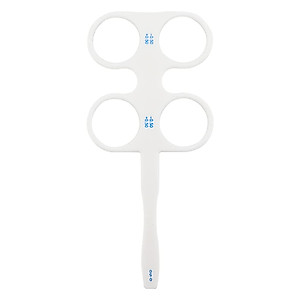 4 Lens Plastic Optical Flipper Ophthalmic Holder Eye Trainer occluder Optometry Equipment (Color : 0.50)