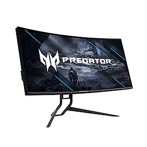 Acer Predator X34 Sbmiiphzx 34" 1900R Curved UWQHD (3440 x 1440) IPS Gaming Monitor | NVIDIA G-SYNC | NVIDIA Reflex Latency | Up to 180Hz | Up to 0.5ms | DCI-P3 98% | 400nit | DP & 2 x HDMI 2.0,Black