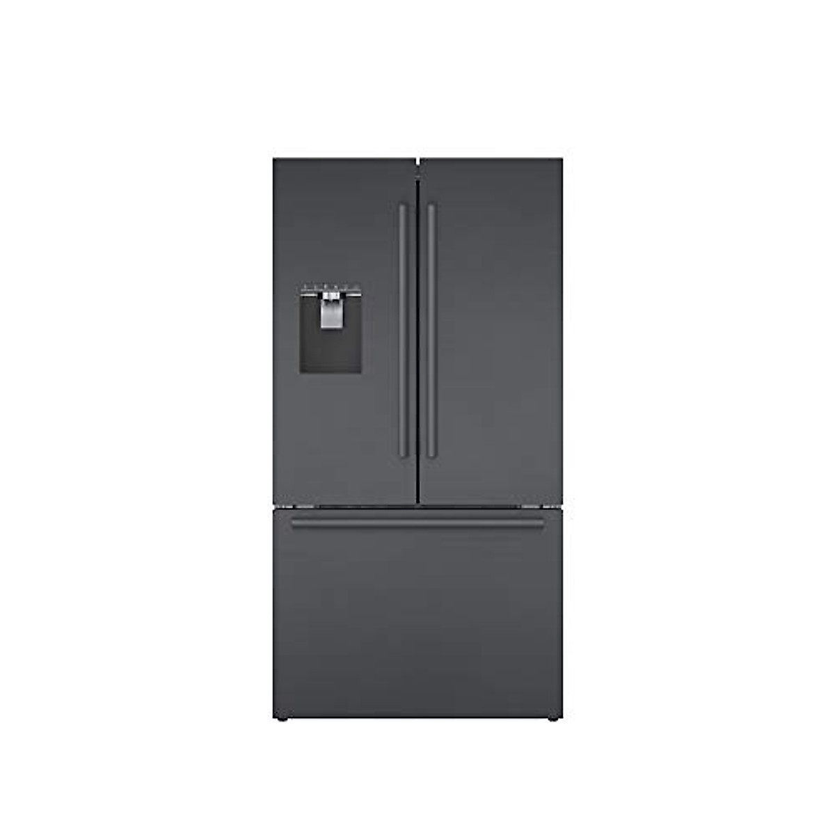 BOSCH 500 Series 36" Black Stainless Steel Counter-Depth 3-Door Refrigerator - B36CD50SNB