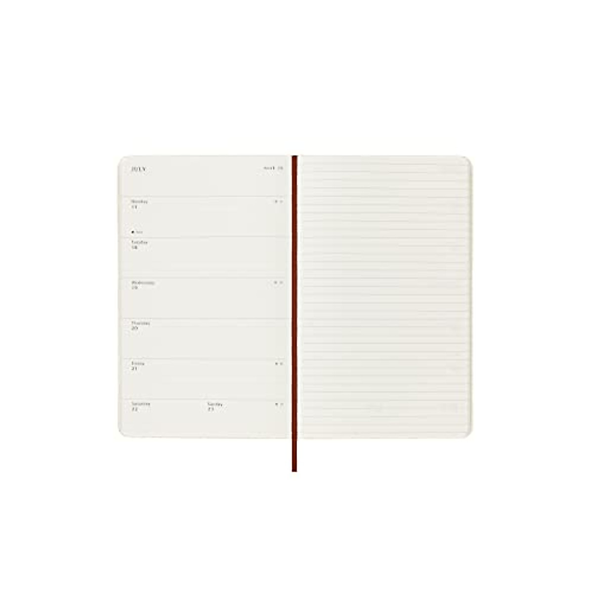 Moleskine Limited Edition Alice In Wonderland 12 Month 2023 Weekly Planner, Hard Cover, Large (5" x 8.25"), Alice