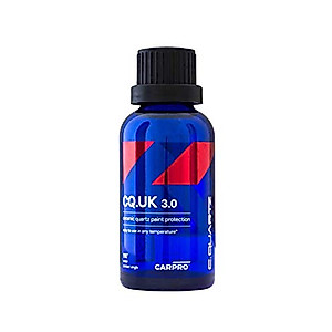 CARPRO CQUARTZ UK 3.0_30ml Kit w/Reload - Ceramic Coating Finish, Quartz Based Nanotechnology, Bonds to Paint, Glass, Metal and Plastic