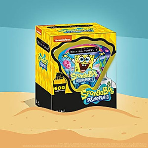 Trivial Pursuit SpongeBob SquarePants Quickplay Edition | Trivia Game Questions from Nickelodeon's SpongeBob SquarePants | 600 Questions & Die in Travel Container | Officially Licensed SpongeBob Game