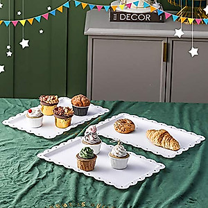 Set of 5pcs Cupcake Stand and Dessert Fruit Snack Tower Tray for Wedding Home Birthday Tea Party Serving Platter