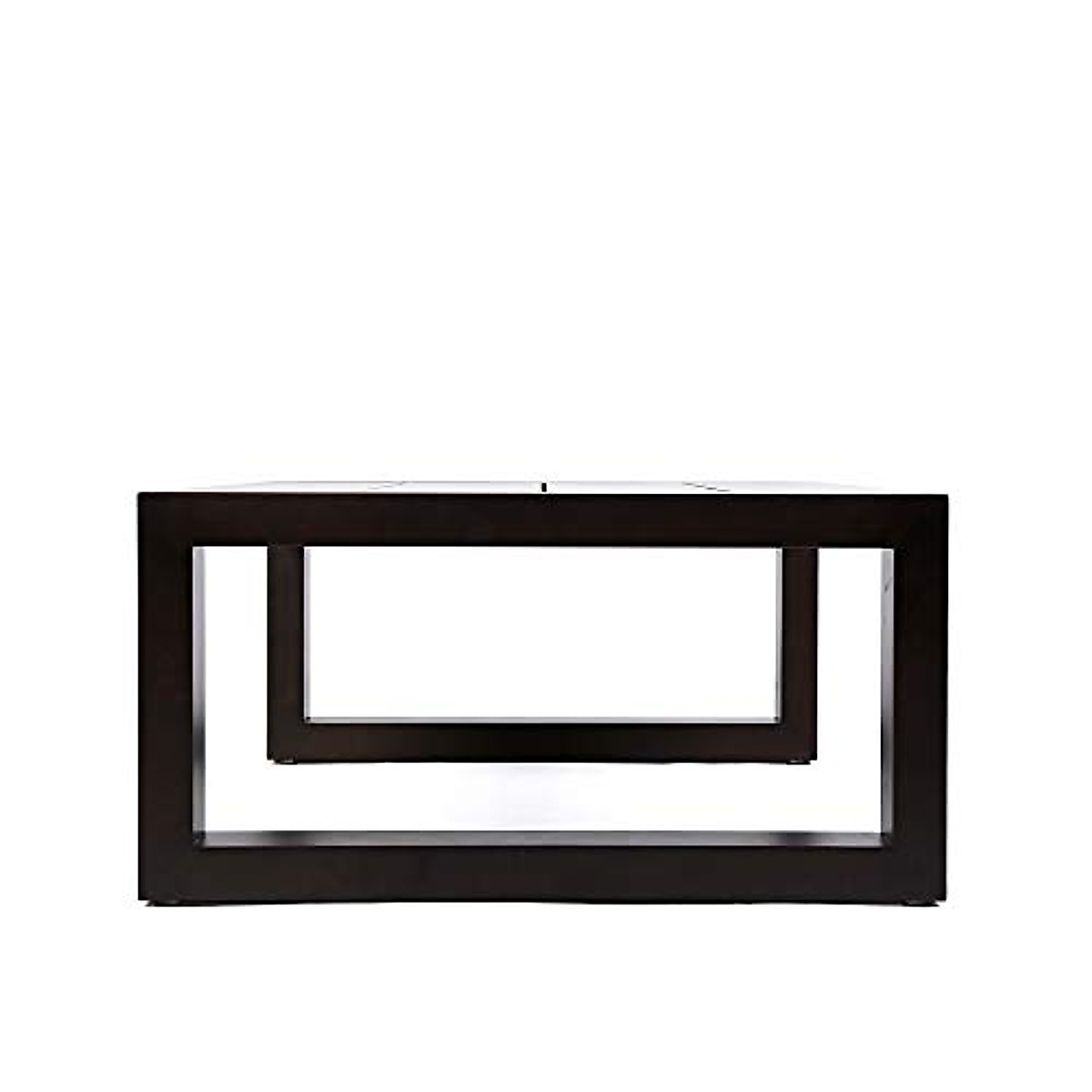 Armen Living Paradise Outdoor Eucalyptus Wood Coffee Table, Earth