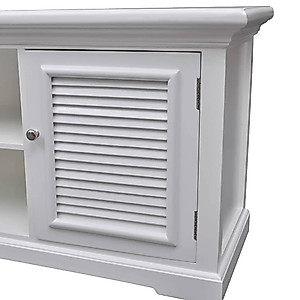 SLGSDMJ Entertainment Center Stand Unit, Living Room Locker Table, Modern tv Cabinet, Media Console Table, Living Room Bedroom tv Console, Home Entertainment Center, tv Cabinet White Wood