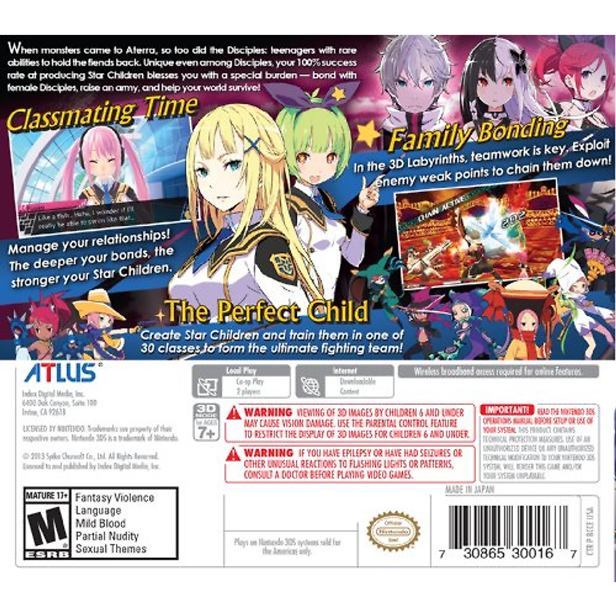 Conception II: Children of the Seven Stars - Nintendo 3DS