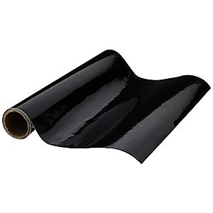 ORACAL 651 Permanent Adhesive Black Gloss Vinyl (12 Inches x 6 Feet)