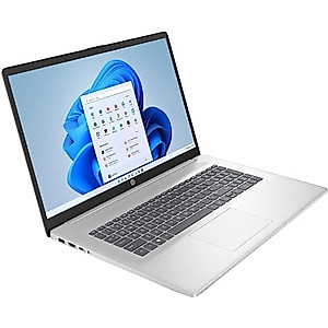 HP 17 Laptop 2023, 17.3" HD+ Touchscreen, Intel Core i7 1355U Processor(10 cores), 64GB RAM, 2TB SSD, Intel Iris Xe Graphics, Wi-Fi 6, Bluetooth, Backlit Keyboard, Windows 11 Home