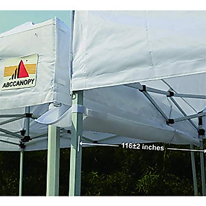 ABCCANOPY 10 Foot Canopy Rain Gutter for Pop up Canopy (White)