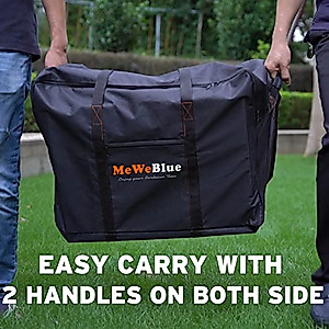 MeWeBlue Griddle Carry Bag Designed for 22” Blackstone Griddle with Lid and Stand, 600D Heavy Duty Waterproof Grill Carry Bag for Blackstone