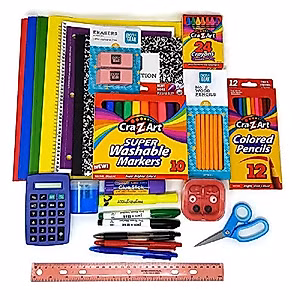 Back to School Supplies Essential Bundle - 4th Grade | 5th Grade | 6th Grade | 7th Grade (26)