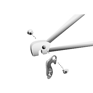 Derailleur Hanger 11 Rear Dropout Compatible for Specialized and Focus Specific Models- Mounting Bolts Inlcuded - Part #9893-4291