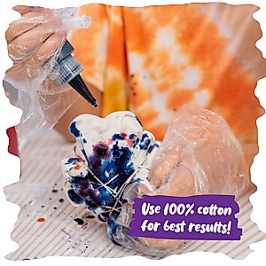 DOODLE HOG Tie Dye Kit for Kids & Adults - 24 Large Tye Dye Bottles with 12 Colors & Tie Dye Powder, Soda Ash, Gloves - Tie Dye Kits for Large Groups