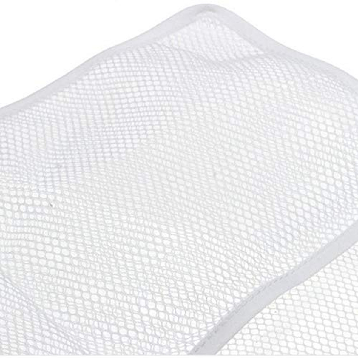 Bonlting 4 Rings Quick Dry Hanging Caddy and Bath Organizer with 6-Pocket, Hang on Shower Curtain, Shower Organizer, Mesh Shower Caddy, Bathroom Accessories, Save Space in Small Bathroom Tub