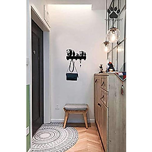 Panda Animal Chinese Lover Coat Clothes Holder Christmas Gift DIY Mould Wonderful Holder Wall Decorative Gift Kids Winter Style