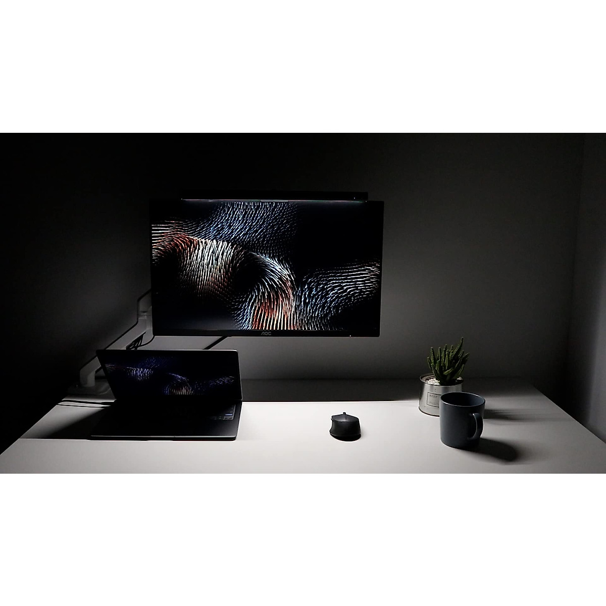 Computer Monitor Light, SevenMin Screen Monitor Light Bar with 3 Different Light Modes, Freely Adjust The Brightness of The Screen Light. USB Powered Monitor Lamp for Desk/Gaming/Home/Office