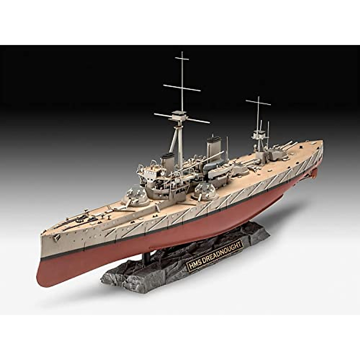 Revell 05171 HMS Dreadnought Plastic Model kit 1:350 Scale, Unpainted