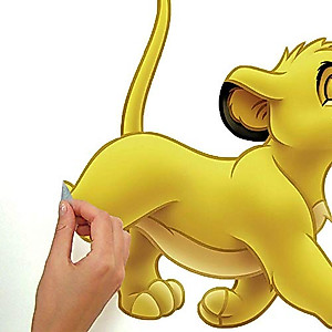 RoomMates RMK1922GM The Lion King Peel and Stick Giant Wall Decals